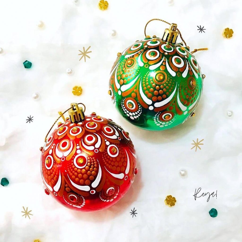 Esferas Navideñas Rojo & Verde - Reya
